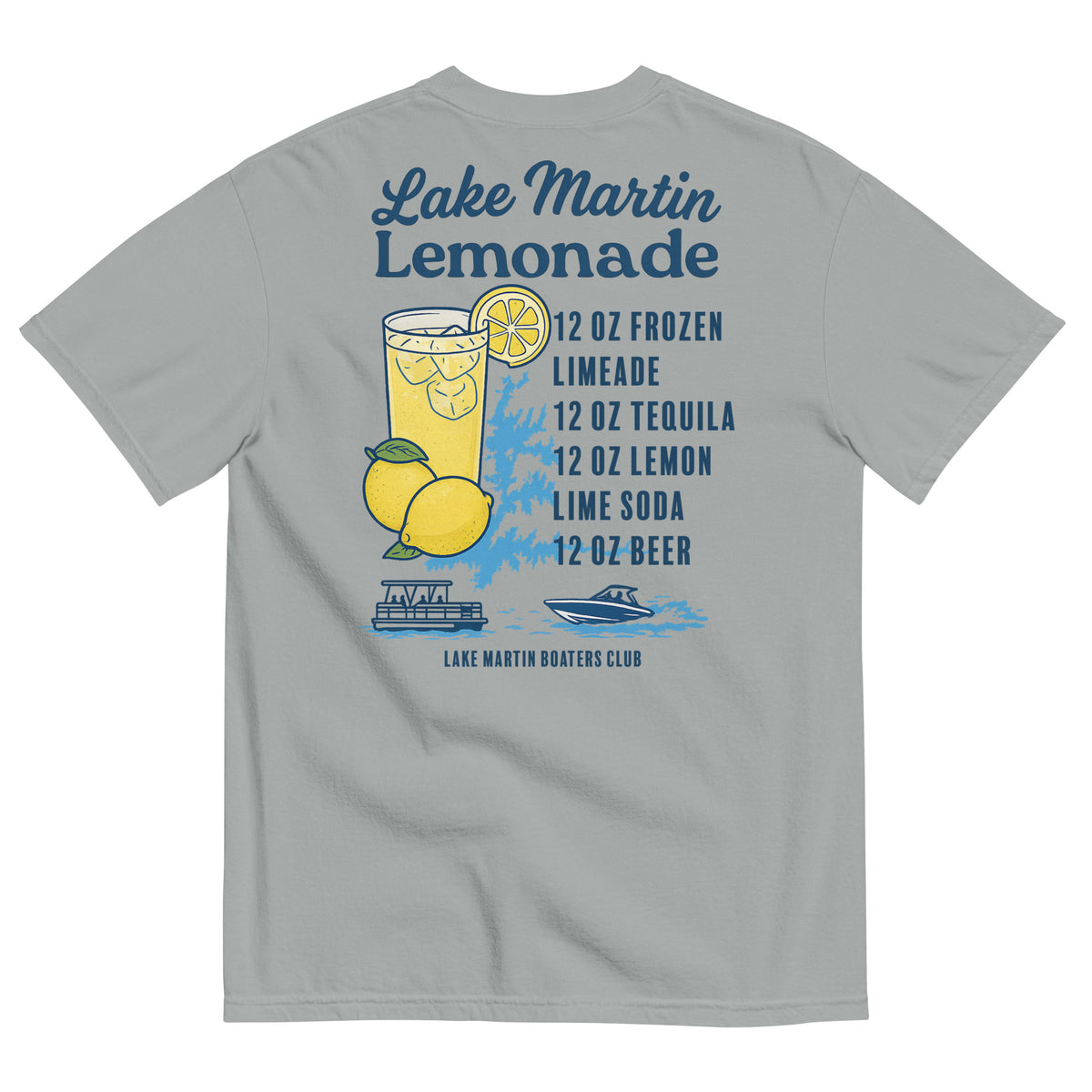 Lake Martin Lemonade T-shirt Comfort Colors Tee – UnSalted Waters